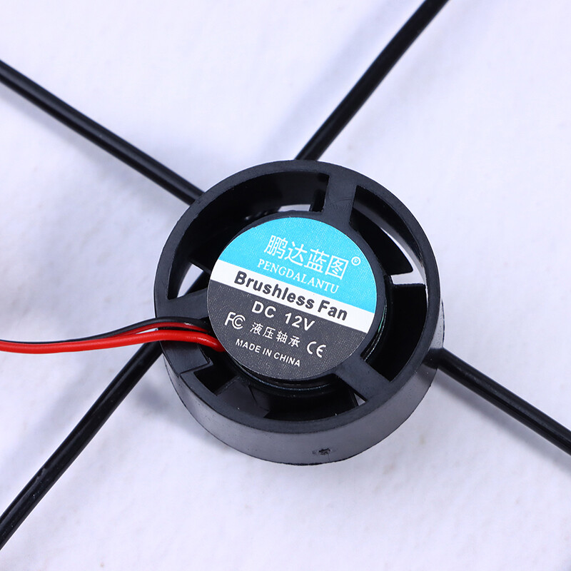 Mini 2510 25*10MM DC 5V 9V 12V 24V Round 2-Pin Cooler Notebook Cooling ...