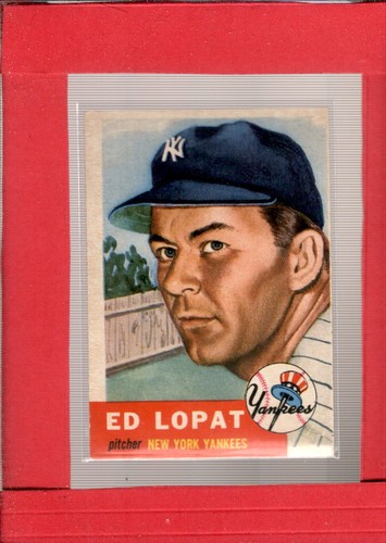 1953 Topps #87 Ed Lopat EX+ Excellent+ Yankees ID:59206 | eBay