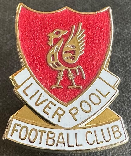 LIVERPOOL FC Club crest type badge Brooch pin In gilt 21mm x 27mm | eBay