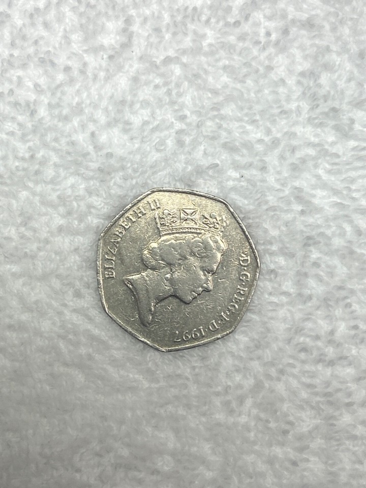 Extremely Rare Fifty pence 1997 coin | eBay UK