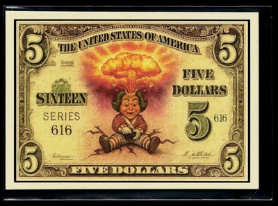 Mad Scientist 40K GPK Spoof Ser 5 Mad Money Puzzle Back Adam Bomb Oompa ...