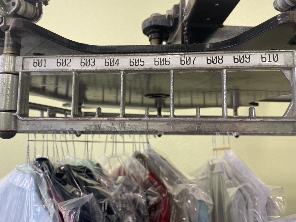 Dry cleaning conveyor rack | eBay