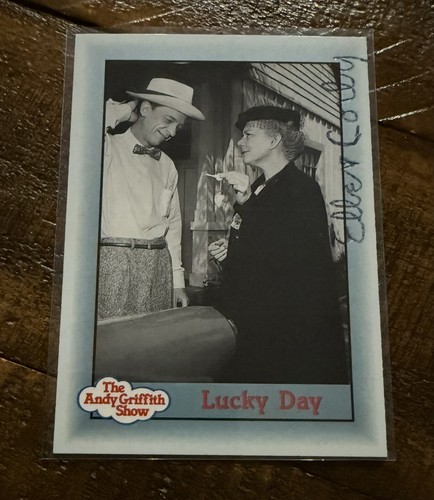 RARE Ellen Corby “Mrs. Lesh” (Died 1999) The Andy Griffith Show Signed ...