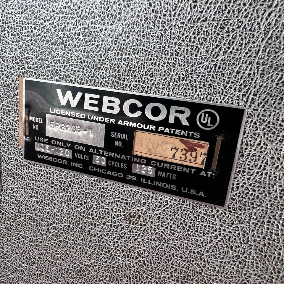 Webcor Regent Stereo-lite Tape Recorder Reel-to-Reel Model 2208 ...