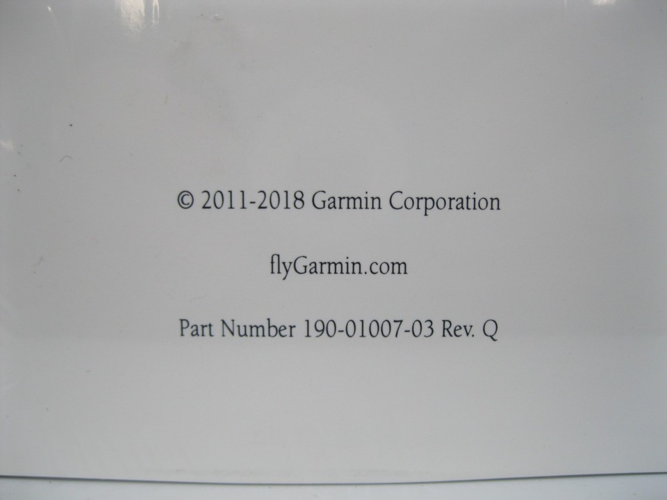 GARMIN GTN 725/750 PILOT GUIDE AND COCKPIT REFERENCE GUIDE PN: 190 ...