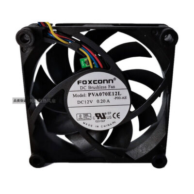 Foxconn Pva070e12l 7015 7cm Four-wire Pwm Speed Control Cpu Fan 12v 0 ...