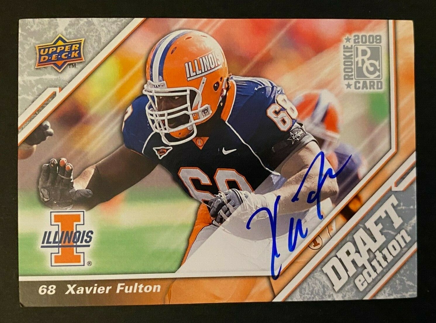 2009 Upper Deck Draft Edition - Autographs #108 Xavier Fulton (AU, RC ...