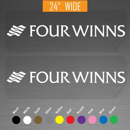 24" Four Winns Boat Outboard Motor Marine Decals Vinyl Stickers Pair ...