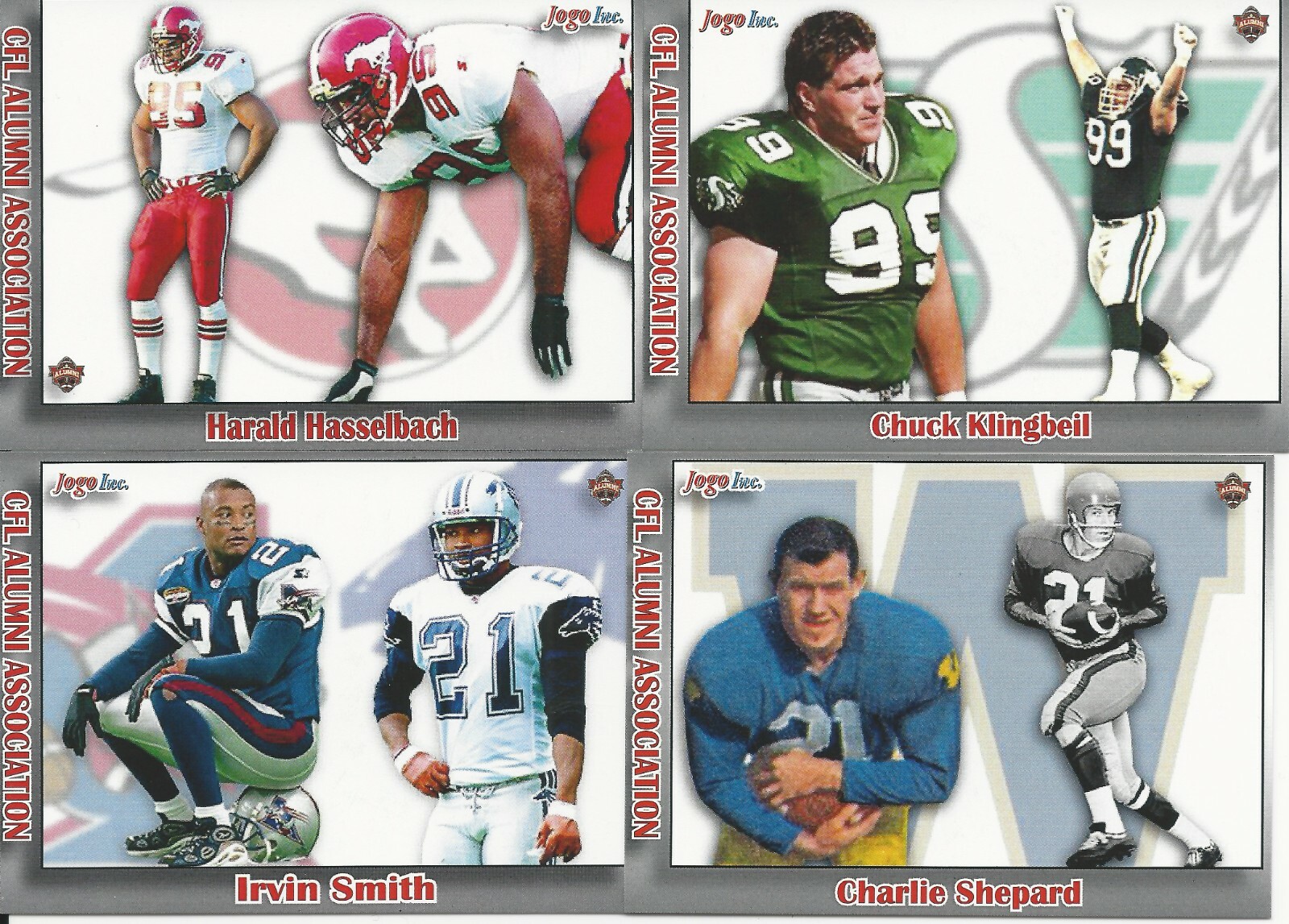2021 JOGO CFL ALUMNI COMPLETE SERIES 32 SET #638-659 125 SETS MADE ...