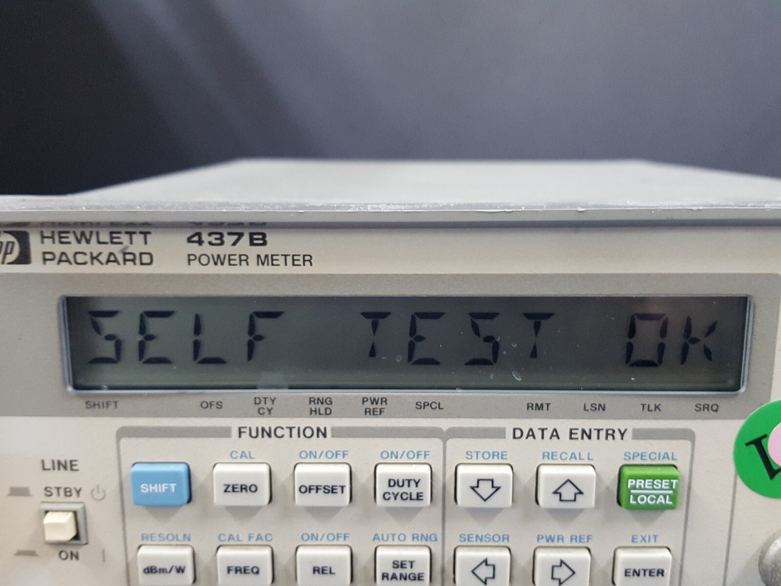 HP 437B: High Performance Single Channel Average Power Meter (0324) | eBay