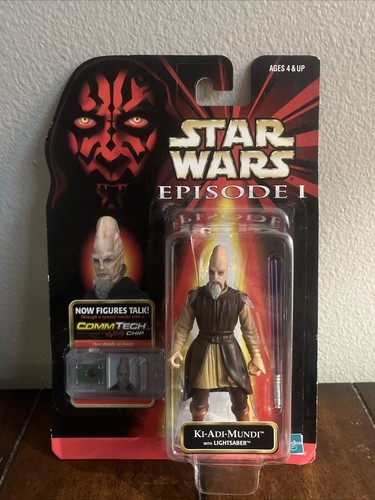Ki-Adi Mundi Star Wars Episode 1 Phantom Menace Comm Tech Action Figure ...
