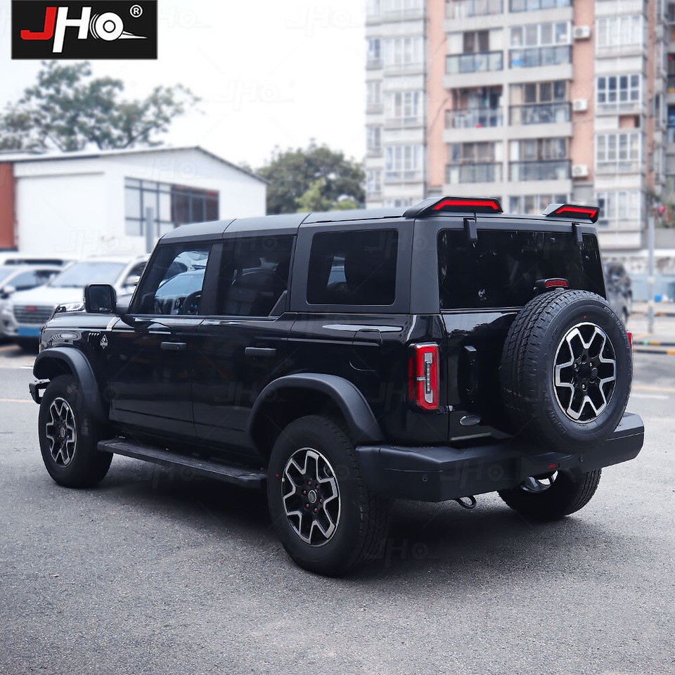 2021-2024 Ford Bronco Roof Spoiler For Ford Bronco ABS Painted Black ...