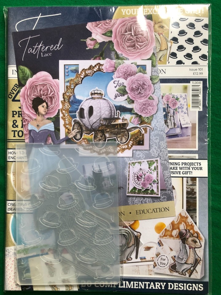 5 SEALED TATTERED LACE MAGAZINES ISSUES 95, 99, 100, 101, 102 COMPLETE ...