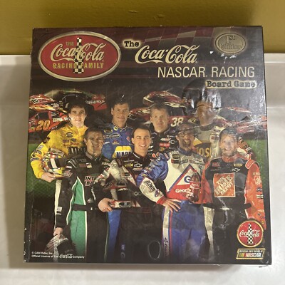 Coca-Cola Racing Family Nascar Racing Board Game First Edition 100% ...