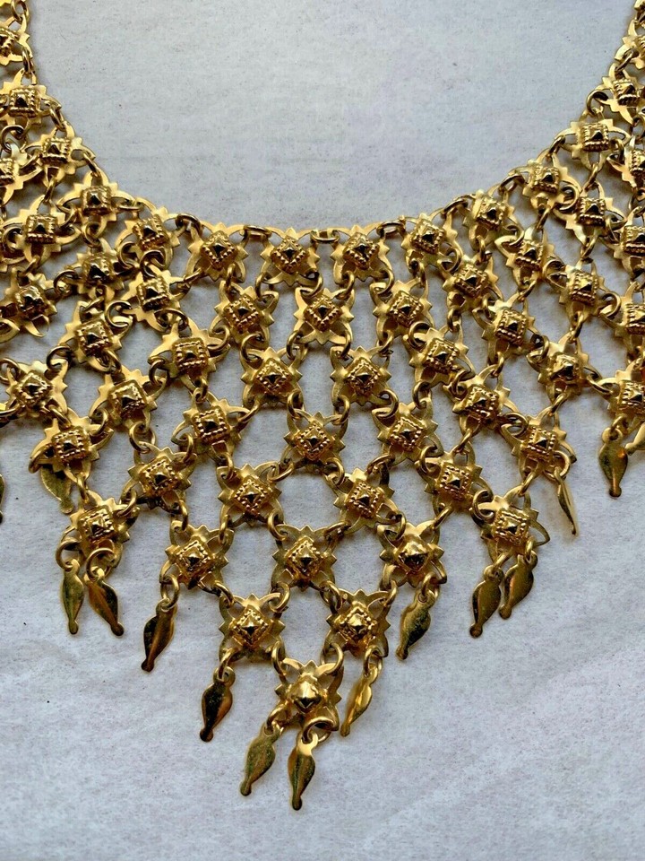 Superb Vintage French Designer Necklace - Chainmail - Beautiful ...