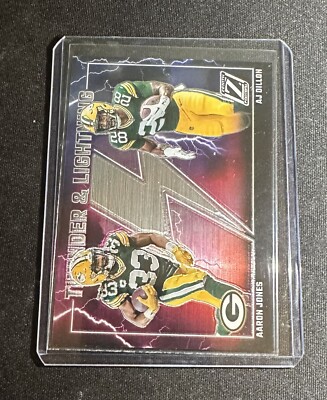 Aaron Jones/AJ Dillon 2023 Panini Zenith Thunder & Lightning #9 Packers ...