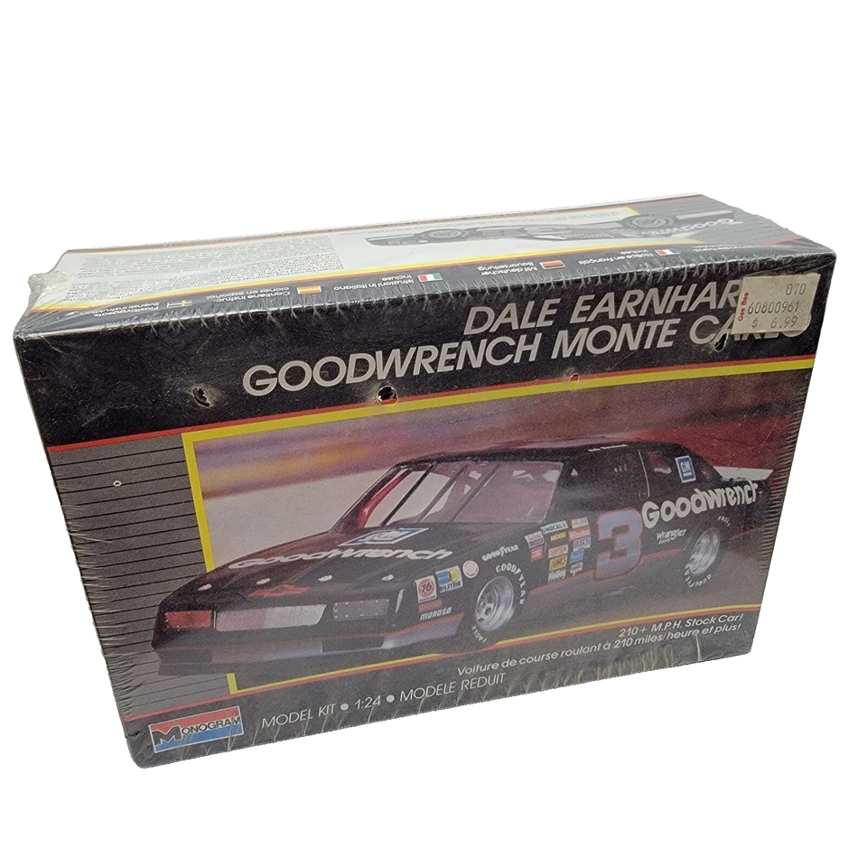 Monogram Dale Earnhardt #3 Goodwrench Monte Carlo Model Car Kit 1:24 ...