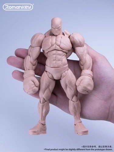 Romankey X COWL 1/12 Action Figure 6"Model Male Muscle Joint Body &Head ...