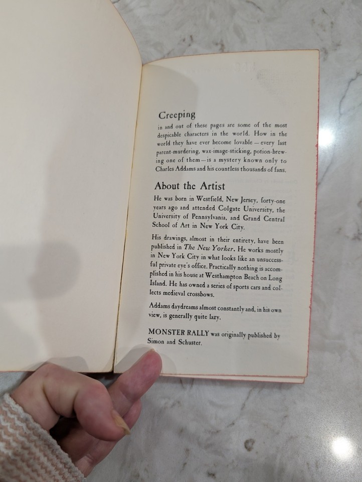 Charles Addams Addams and Evil, Monster Rally First Print 1965 Cardinal ...