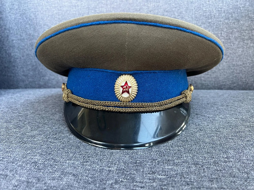 Original Soviet KGB Officer Visor Commander Cap. Vintage USSR Secret ...