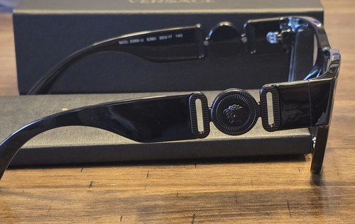 VERSACE VE3368U 5360 Black Demo Lens 55 mm Men's Eyeglasses | eBay