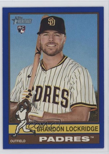 2025 Topps Heritage High Number Dark Blue Bordered Brandon Lockridge ...