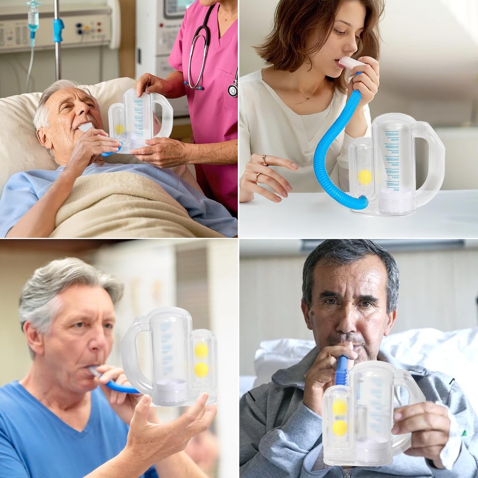 Incentive Spirometer-Breathing Exercise Device for Lungs Incentive ...