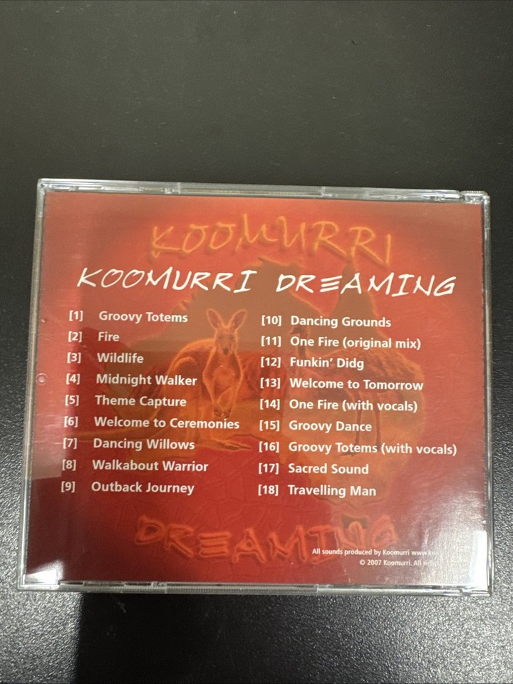 KOOMURRI - DREAMING Didgeridoo CD, 2007 Aboriginal Ent Signed By Uncle ...