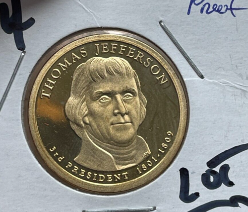 2007 S Thomas Jefferson Presidential Dollar - Proof | eBay