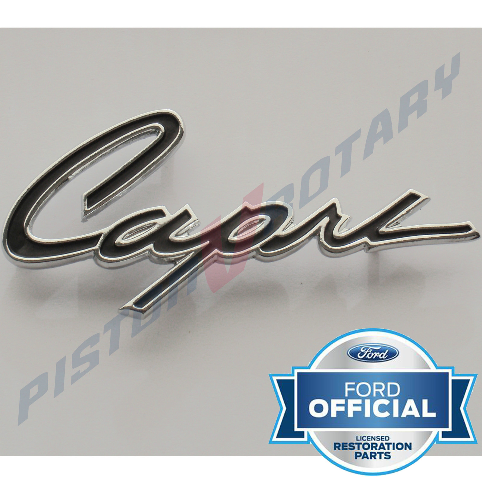 CAPRI Boot Trunk Badge , Chrome, NEW,for Ford RS XL XLR GTXLR MK1 MK 1 ...
