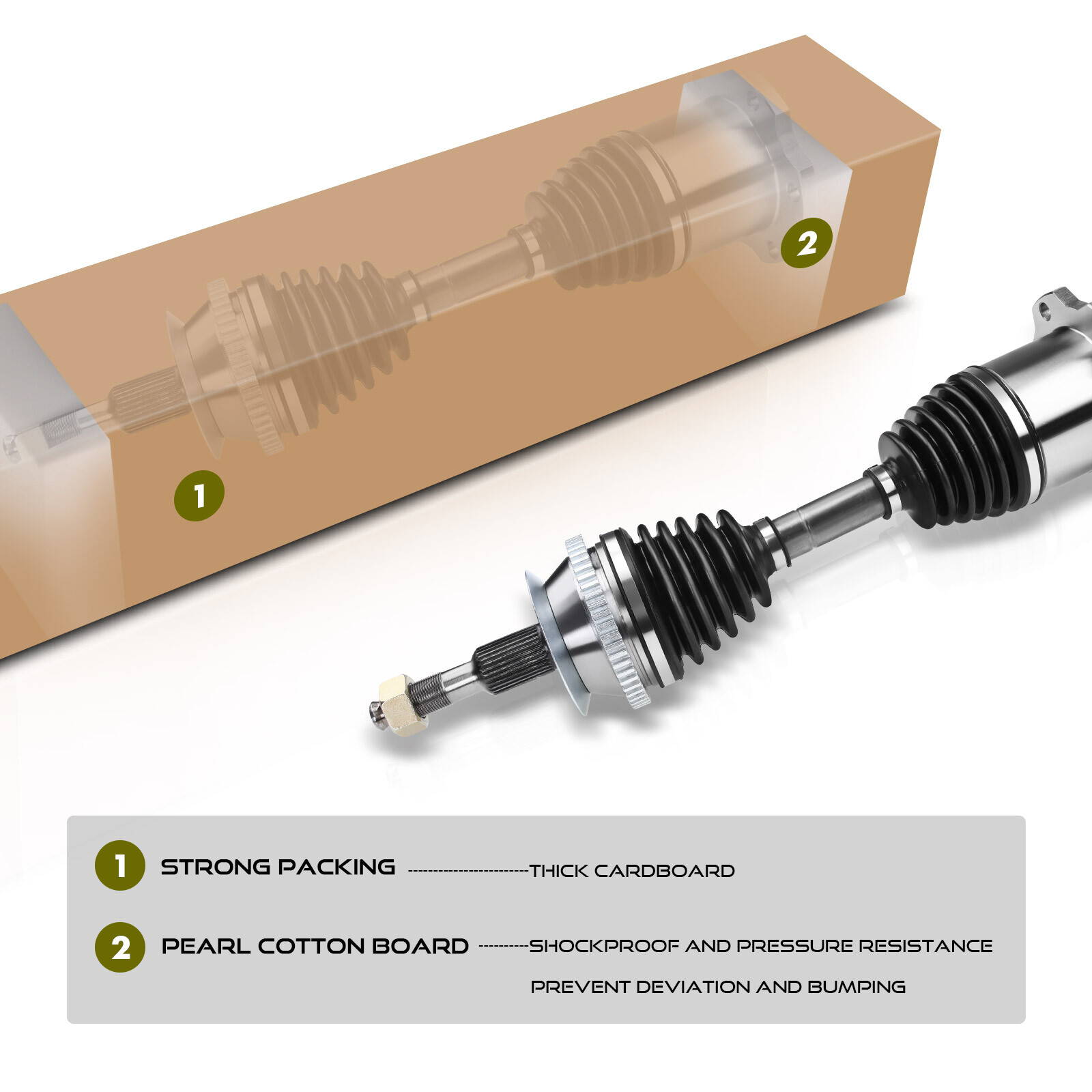 CV Axle Assembly for Volkswagen Cabrio Golf Jetta Passat Vanagon Front ...