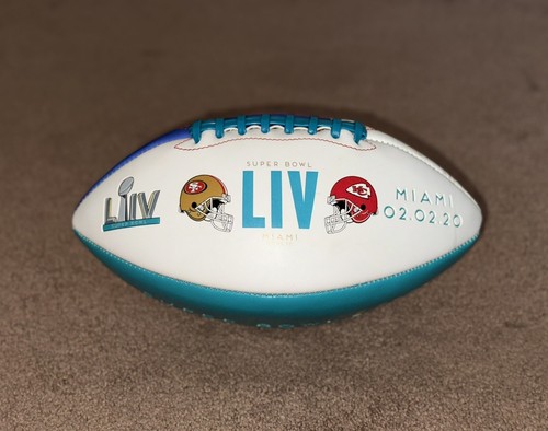 Rawlings 19/20 Official Decorated NFL Super Bowl 54 Dueling Football ...