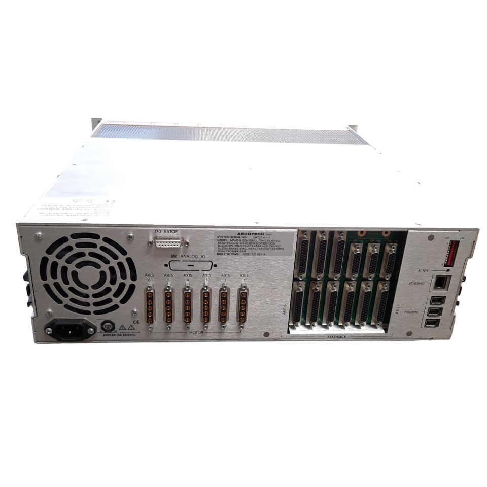 Aerotech A3200 Npaq-B-20B-30B 6-Axis Controller 3U Rack Mount w/5x ...