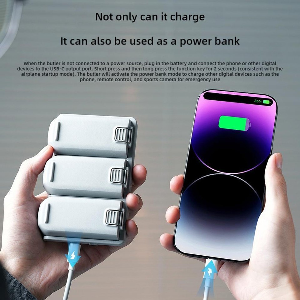 65W Two-Way Charging Hub Battery Charger For DJI Neo Intelligent Flight ...