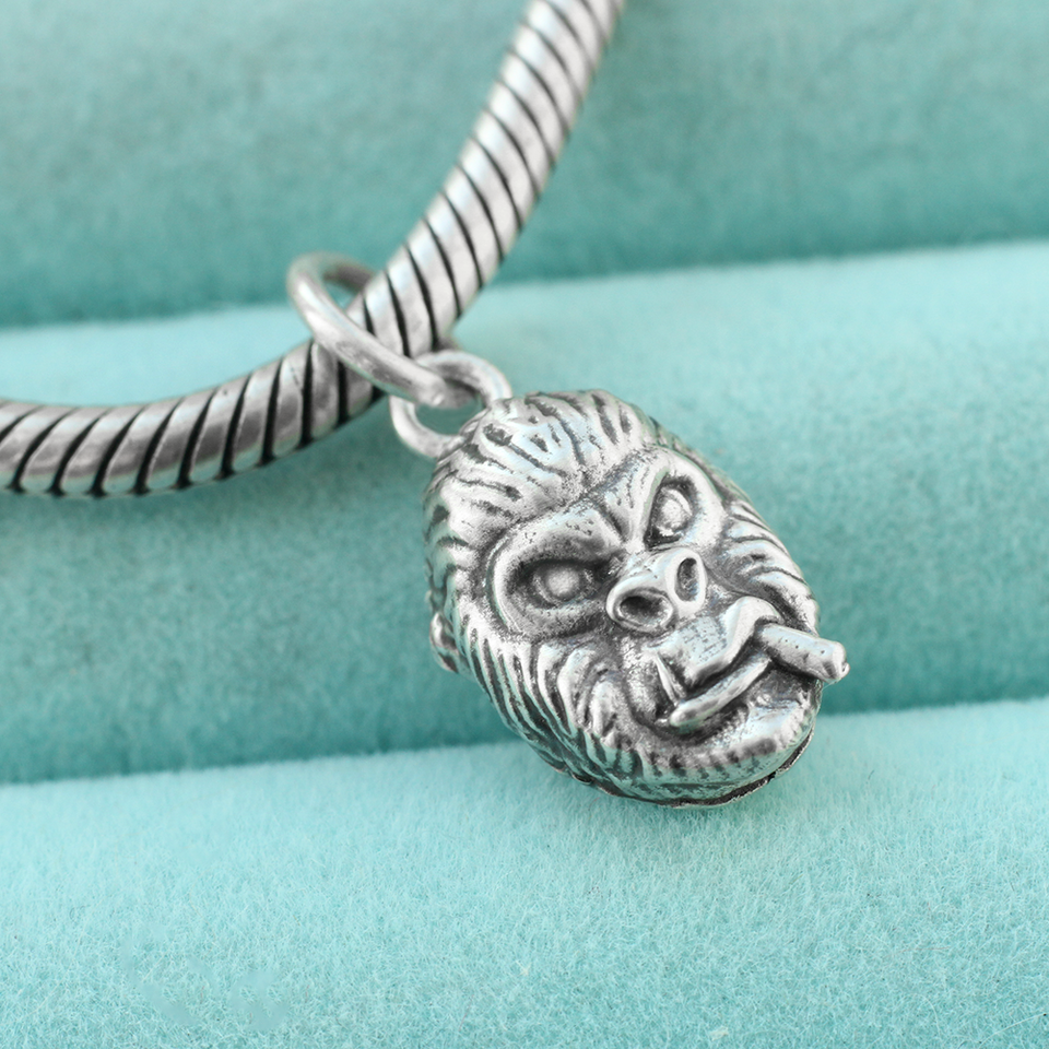 Bigfoot Smoking Weed Spliff Pendant Charm In 925 Sterling Silver ...