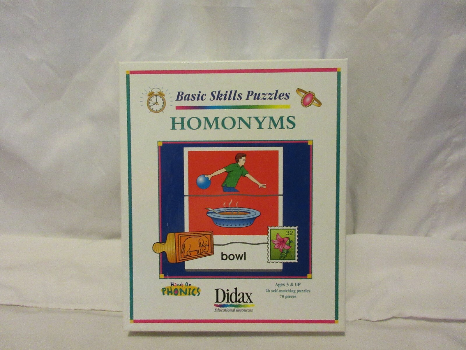 Didax Basic Skills Puzzles - Homonyms - Hands On Phonics - Ages 3+ | eBay