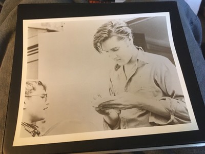 ELVIS PRESLEY 8 X 10 BLACK & WHITE GLOSSY PHOTO STAMPED JIMMY VELVET ...