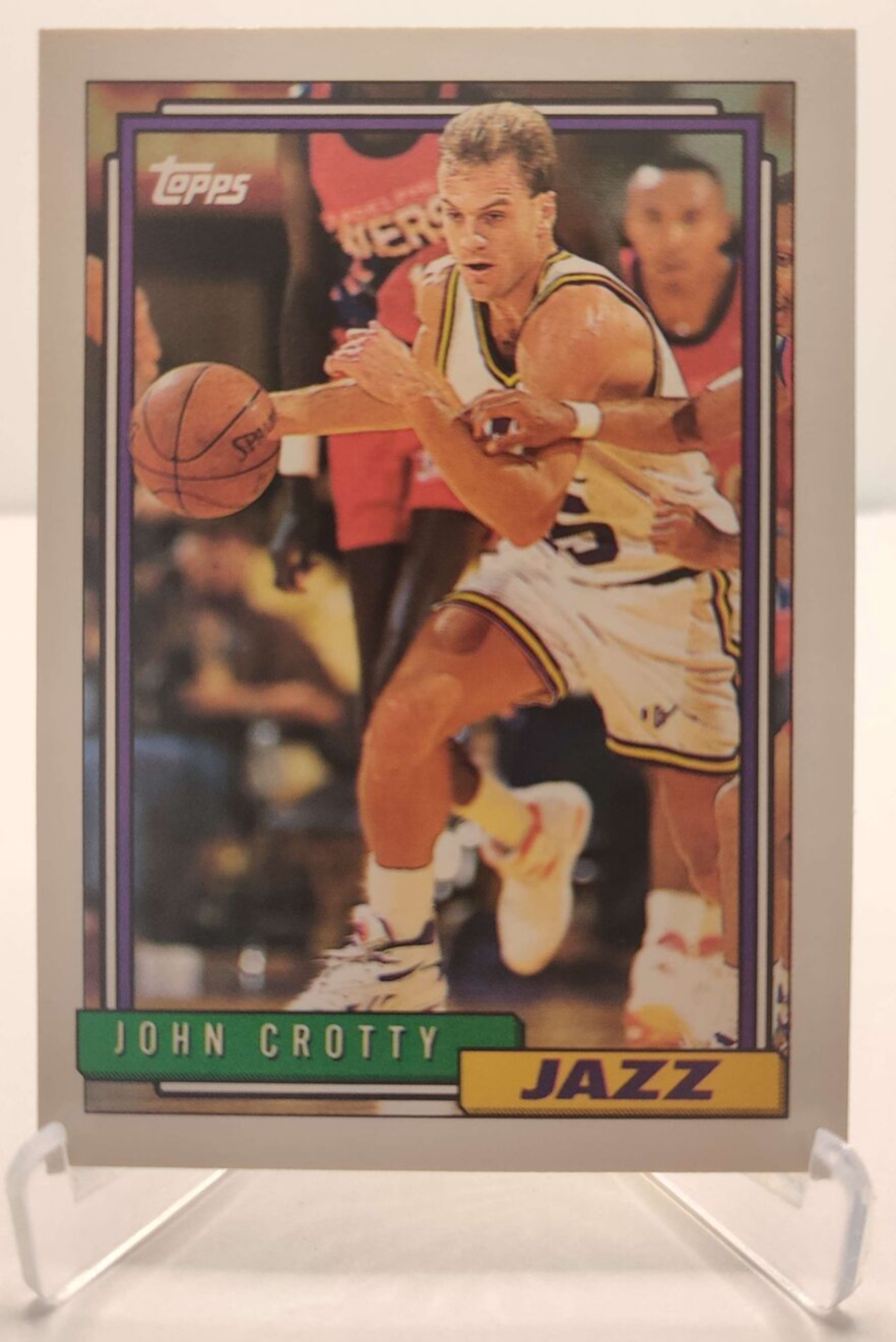 1993 Topps #335 John Crotty Utah Jazz basketball card | eBay