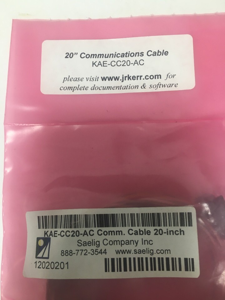 JEFFERY KERR 20" COMMUNICATION CABLE 125250 KAE-CC20-AC NEW JRKERR | eBay
