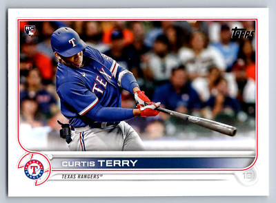 2022 Topps #97 Curtis Terry Texas Rangers Rookie Baseball Card | eBay