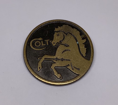 Colt Firearms Gun Brand Logo Collectors Association Bronze-Tone Lapel ...