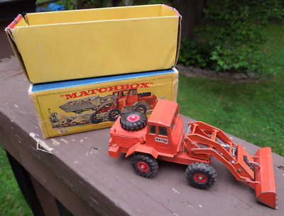 Matchbox K-3 Hatra Tractor Shovel Earth Mover in Original Box | eBay