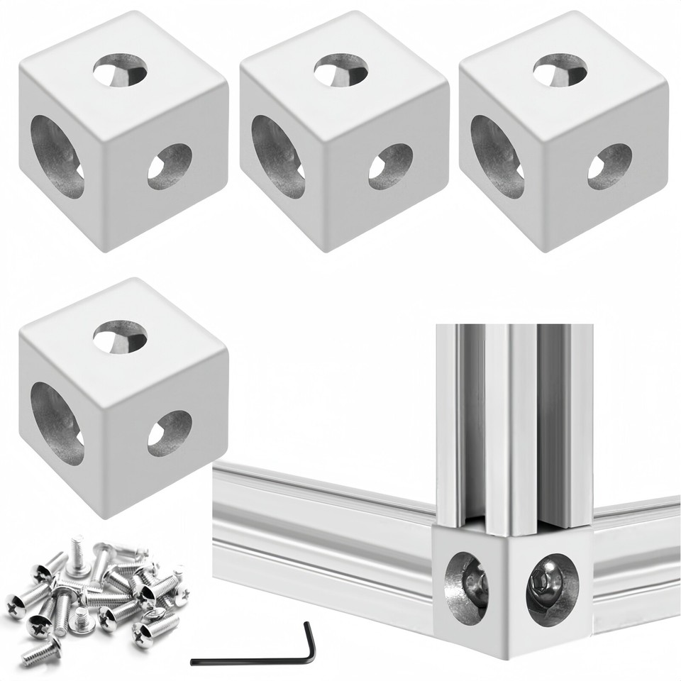 Corner Fixing Bracket Cube Connector M5 M8 for 2020 3030 4040 Aluminum ...