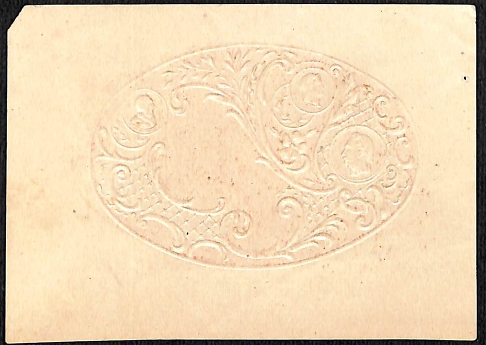 Victorian ? Flor Fina Cigar Label / Tag Salesman Sample Gilt Embossed ...