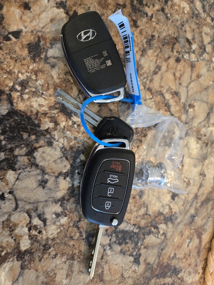 2 New Genuine Hyundai 95430-C1010 OEM 4 Button Key Fobs | eBay