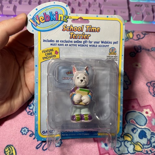 Webkinz School Time Terrier With Code NIP New 2” Mini Figure Series 1 ...
