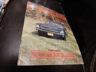Mustang Times Magazine The Mustang Club of America 1987 October | eBay