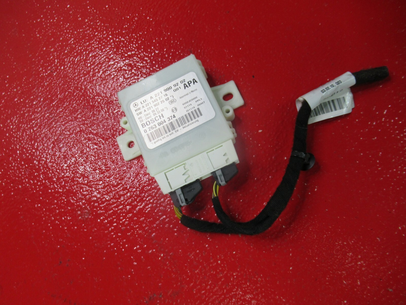 Rear Parktronic Control Module Parking Assist MERCEDES W221 S400 S550 ...