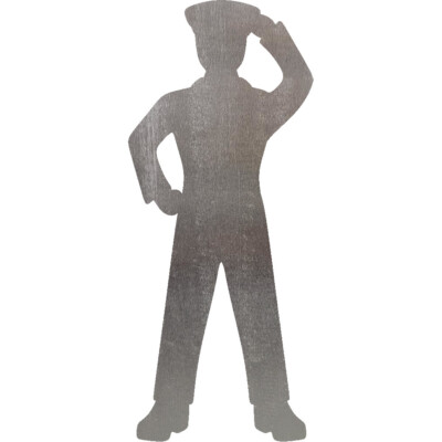 Policeman Steel Cut Out Metal Art Decoration | eBay
