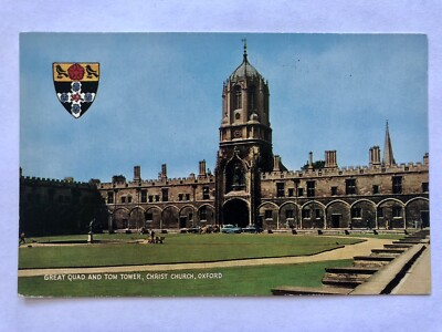 Great Quad and Tom Tower, Christ Church, Oxford England UK Building ...